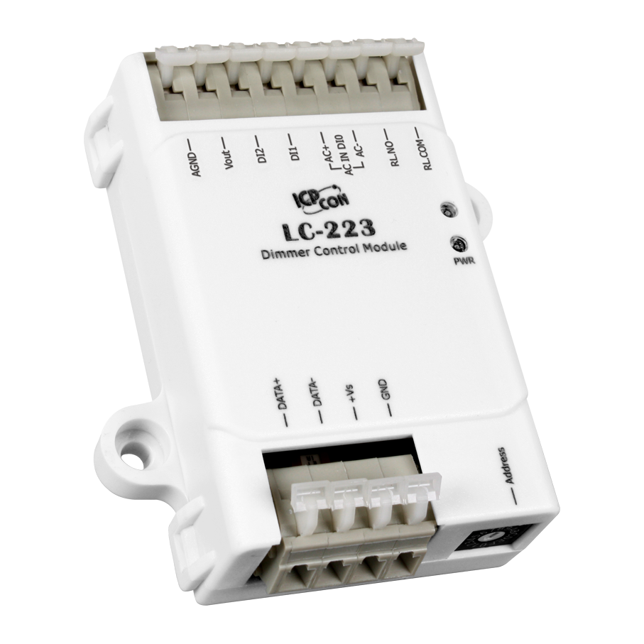 ICP DAS Модуль LC-223 CR 1-channel Dimmer Control Module with 2 Dry Contact input trigger (RoHS)