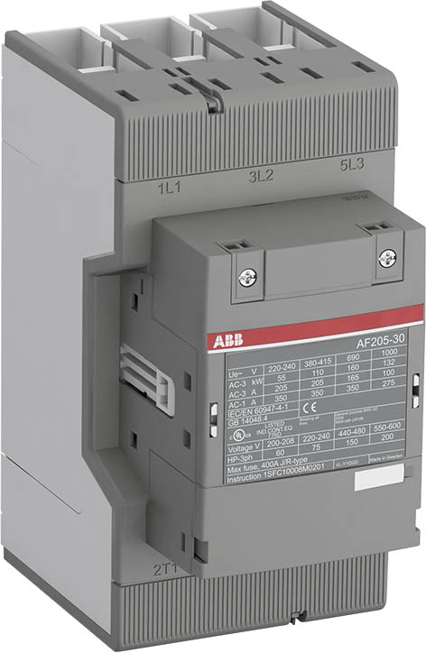 ABB Контактор AF190-30-00-12 190А AC3, катушка 48-130В AC/DC ...