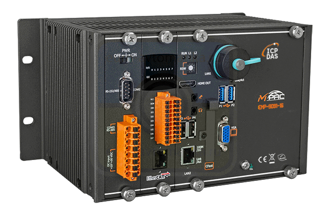 ICP DAS Контроллер EMP-9091-16 EtherCAT Master based 9000 series PAC