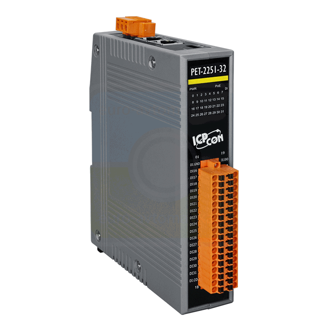 ICP DAS Модуль PET-2251-32 PoE Ethernet I/O Module with 32-ch DI