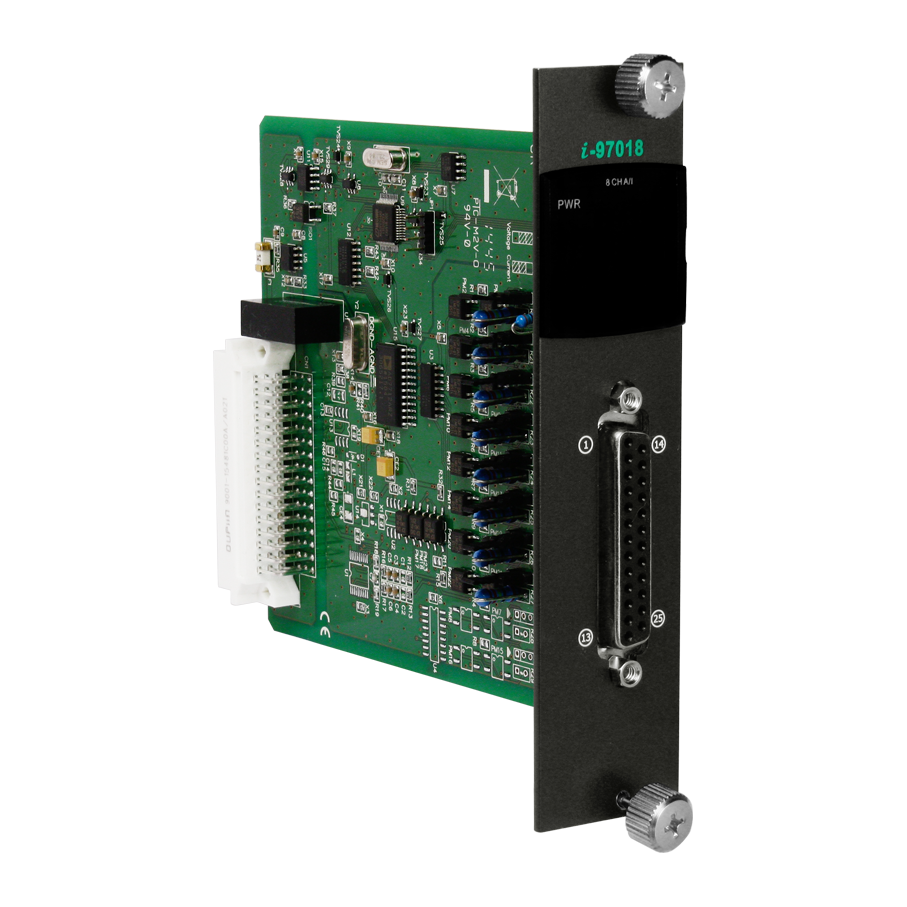 ICP DAS Модуль I-97018/S CR 8-channel Thermocouple Input Module with High Voltage Protection ...