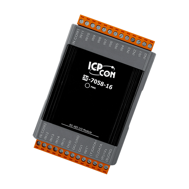 ICP DAS Модуль M-7058-16-G CR 16-ch Isolated DI (Wet, 80~250 VAC/VDC) Module using DCON and ...