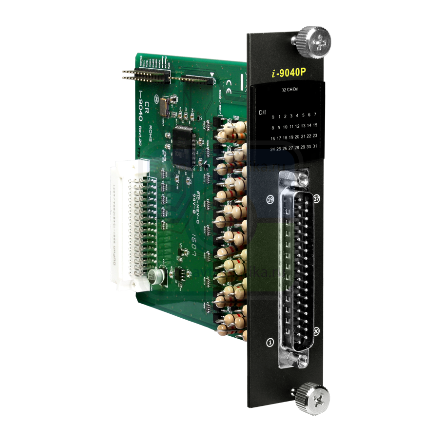 I-9040P CR 32-channel Isolated Digital Input with Low Pass Filter ...