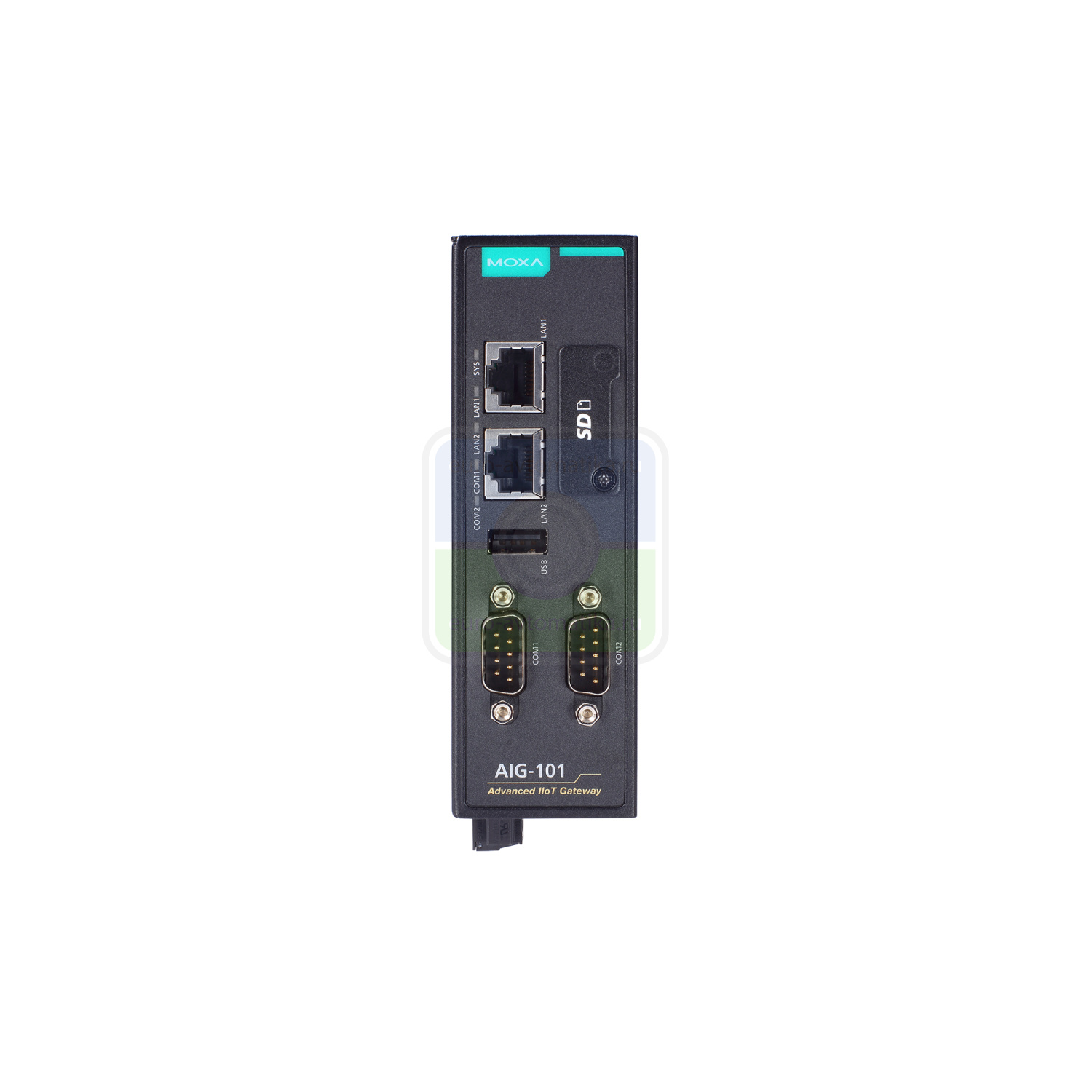 MOXA Шлюз AIG-101-T-AP 2-port Modbus RTU/ASCII/TCP to MQTT/Azure/AWS ...