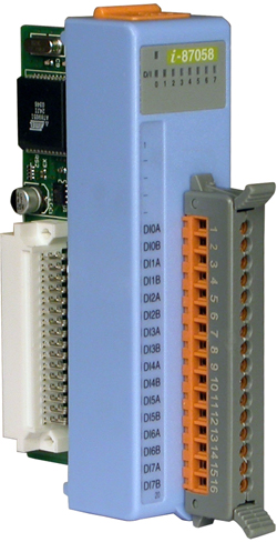 I-87058 CR 8-channel Isolated digital input module (AC/DC differential ...